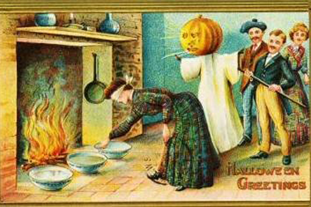 Creepy Vintage Halloween Cards ~ Vintage Everyday