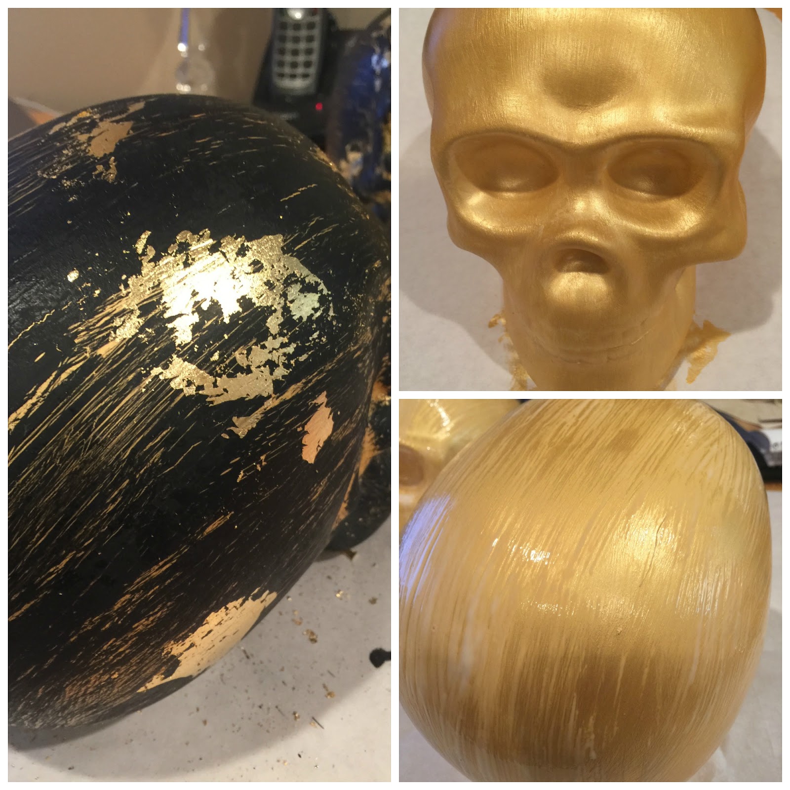 The Answer Is Chocolate: Creepy Crackled and Foiled Skulls