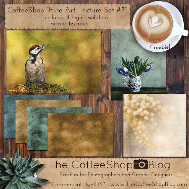 The CoffeeShop Blog: CoffeeShop "Fine Art Texture Set #3"!