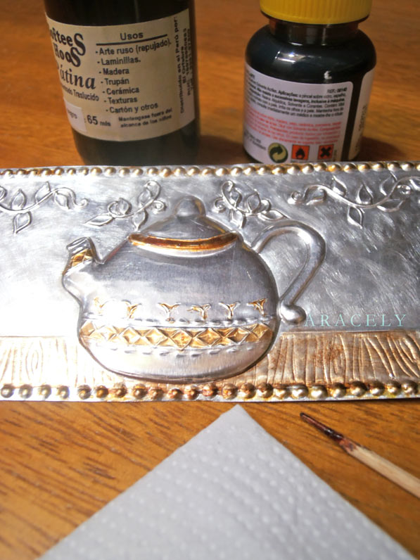 ¿Cómo repujar en aluminio? Repuja un porta filtrantes | Aracelyasmine ...