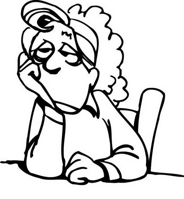 Person Boring to color and paint | COLOR AREA