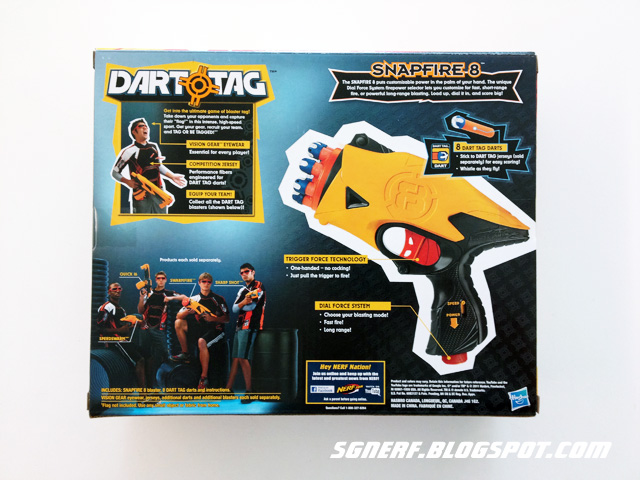 SG Nerf: Nerf Dart Tag Snapfire 8 - Review!