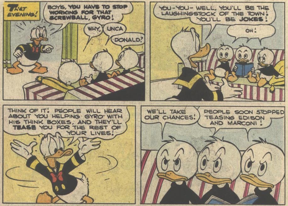 Duck Comics Revue: "The Think Box Bollix"