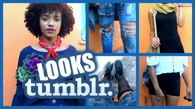 5 LOOKS INSPIRADOS NO TUMBLR ! ♥ - Futricando Moda