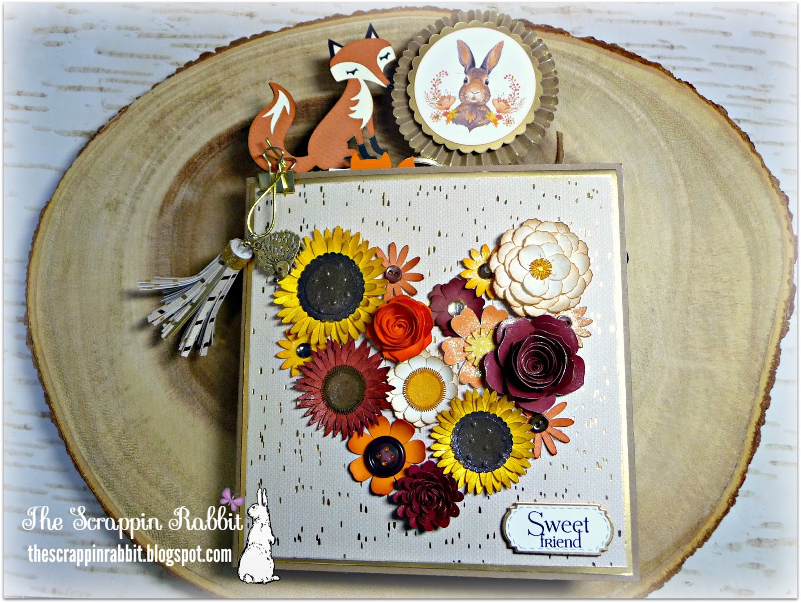 The Scrappin Rabbit: Fall Flip Book For My Friend Jenny