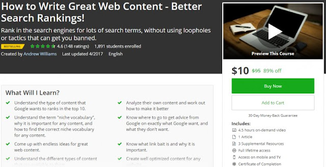 [BESTSELLING] How to Write Great Web Content - Better Search Rankings ...