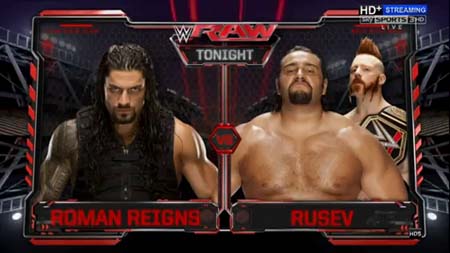 Roman Reigns vs Rusev Full Match WWE RAW 23th Nov 2015