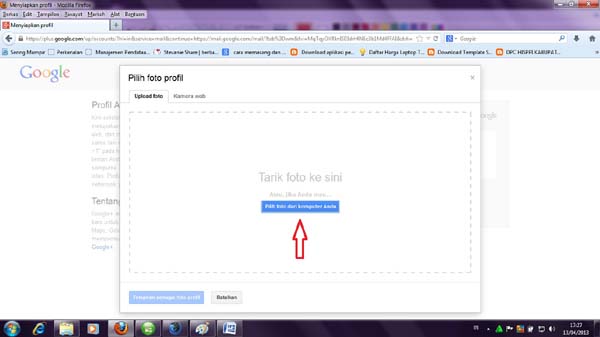 Membuat Alamat EMail - Akun Google+