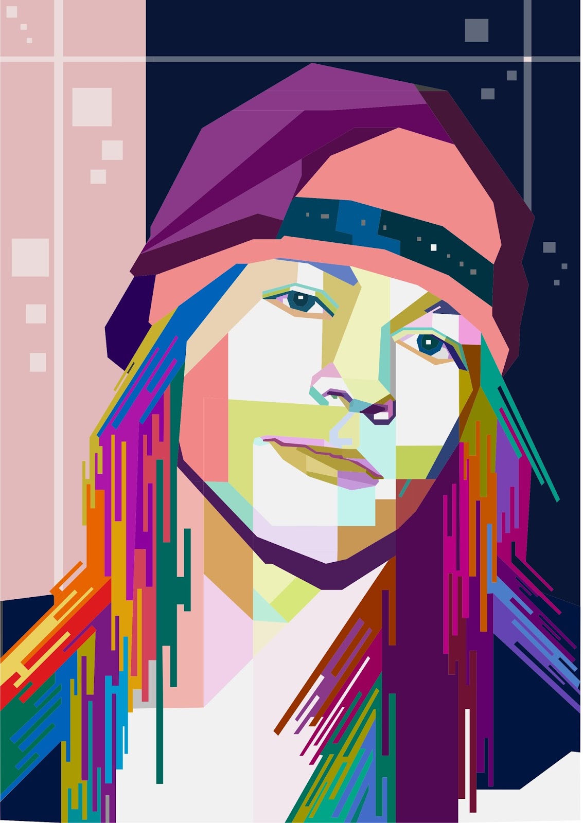 wpap t art: axl rose wpap