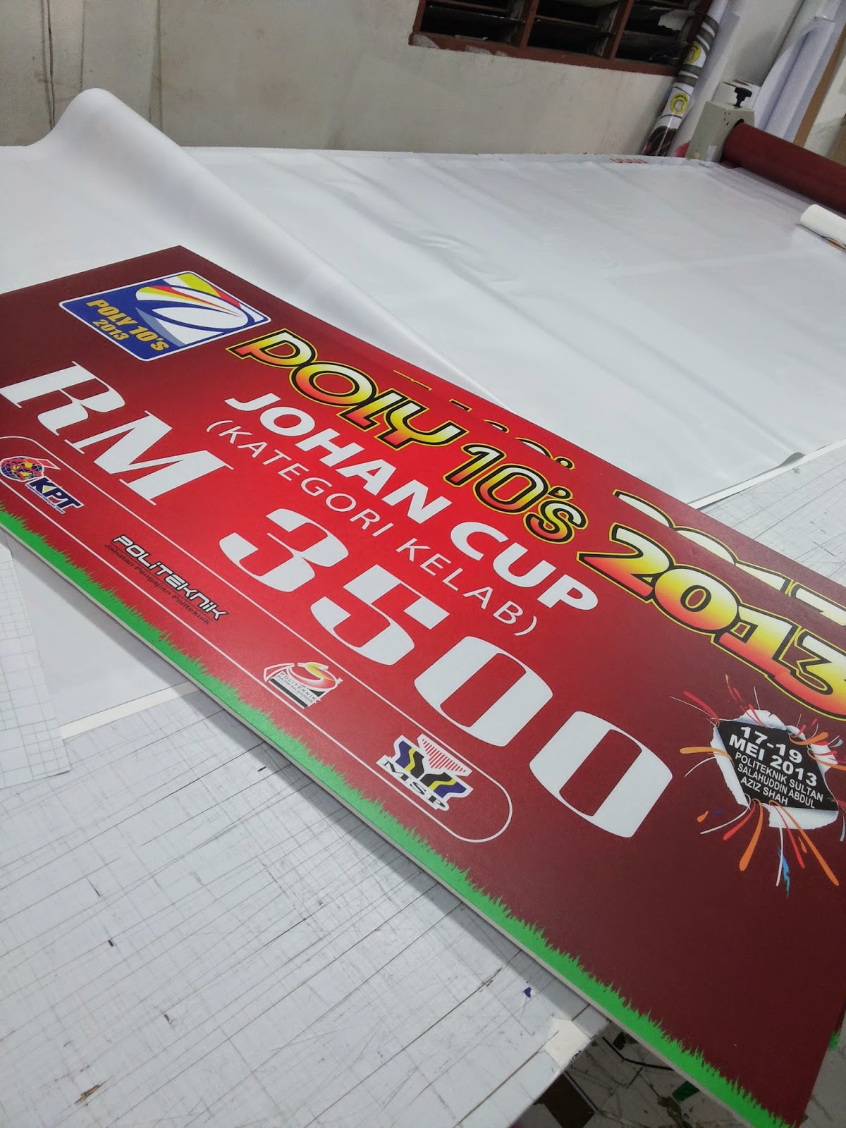 RekaPrint: Membuat & Membekal Mock-Up Cheque & Poster