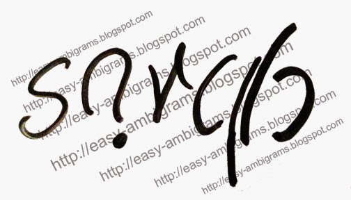 Easy Ambigrams: Symbiotogram of Sarah and Chris