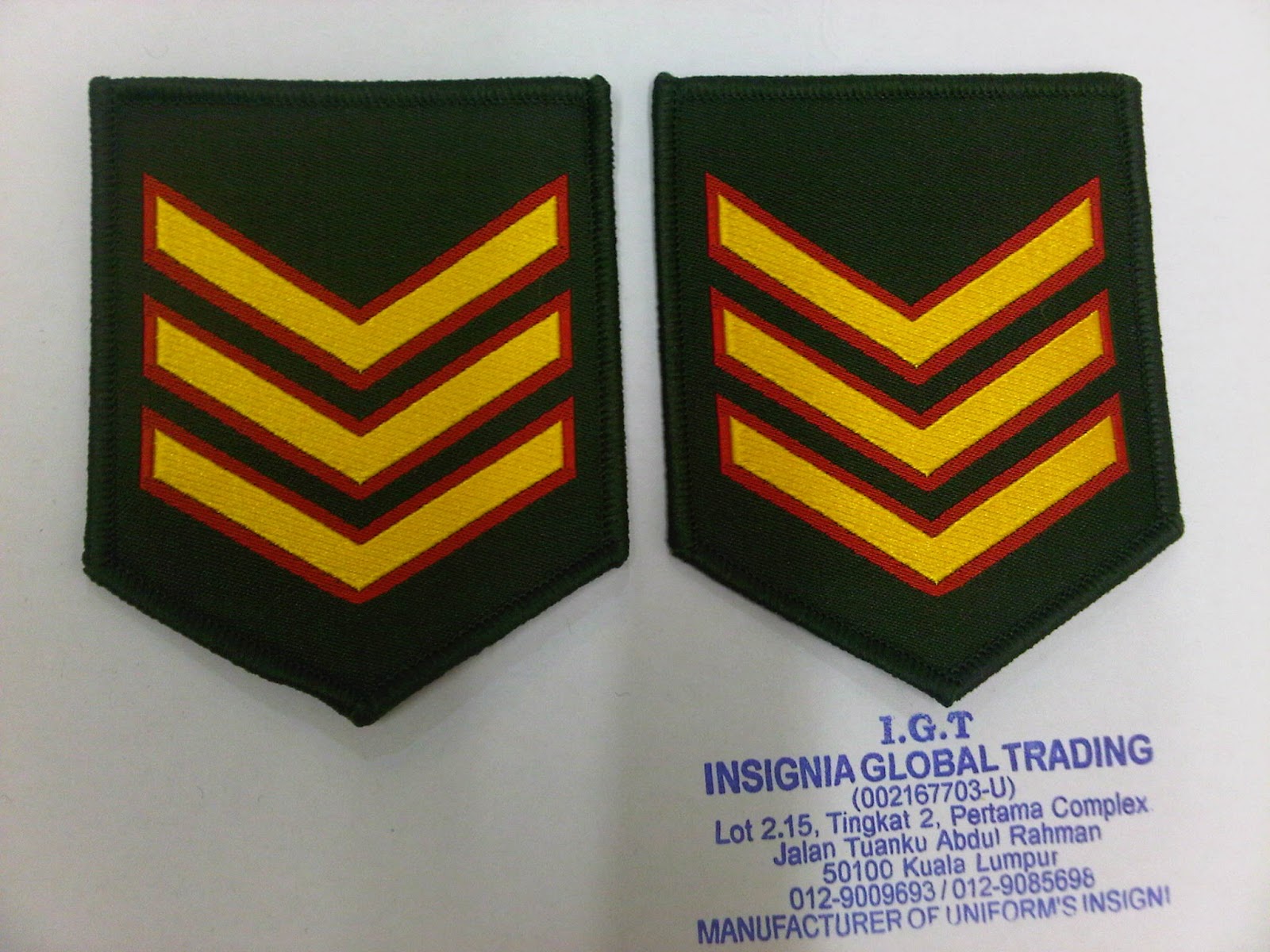 I.G.T Insignia Global Trading : ASKAR TENTERA DARAT MALAYSIA