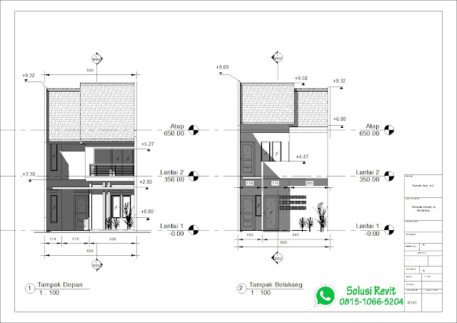 Belajar Revit : Contoh Desain Rumah Menggunakan Revit - 2 ~ Kursus ...