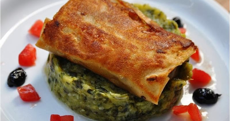 Knuspriger Fisch im Brickteig auf Zucchini-Basilikumpüree - Kubiena ...