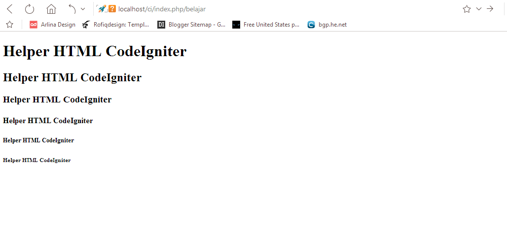 CodeIgniter Part 4 : Mengenal Helper HTML Pada CodeIgniter | Kampung Klik