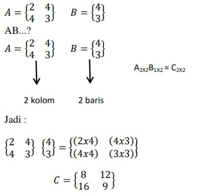 Dasar- Dasar Perhitungan Matriks dan Contohnya