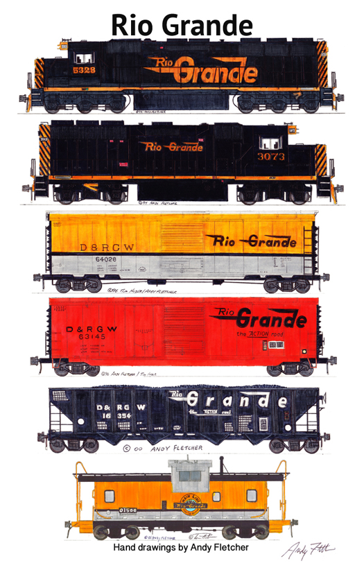 Andy Fletcher Blog-: Rio Grande "Mainline Thru the Rockies"