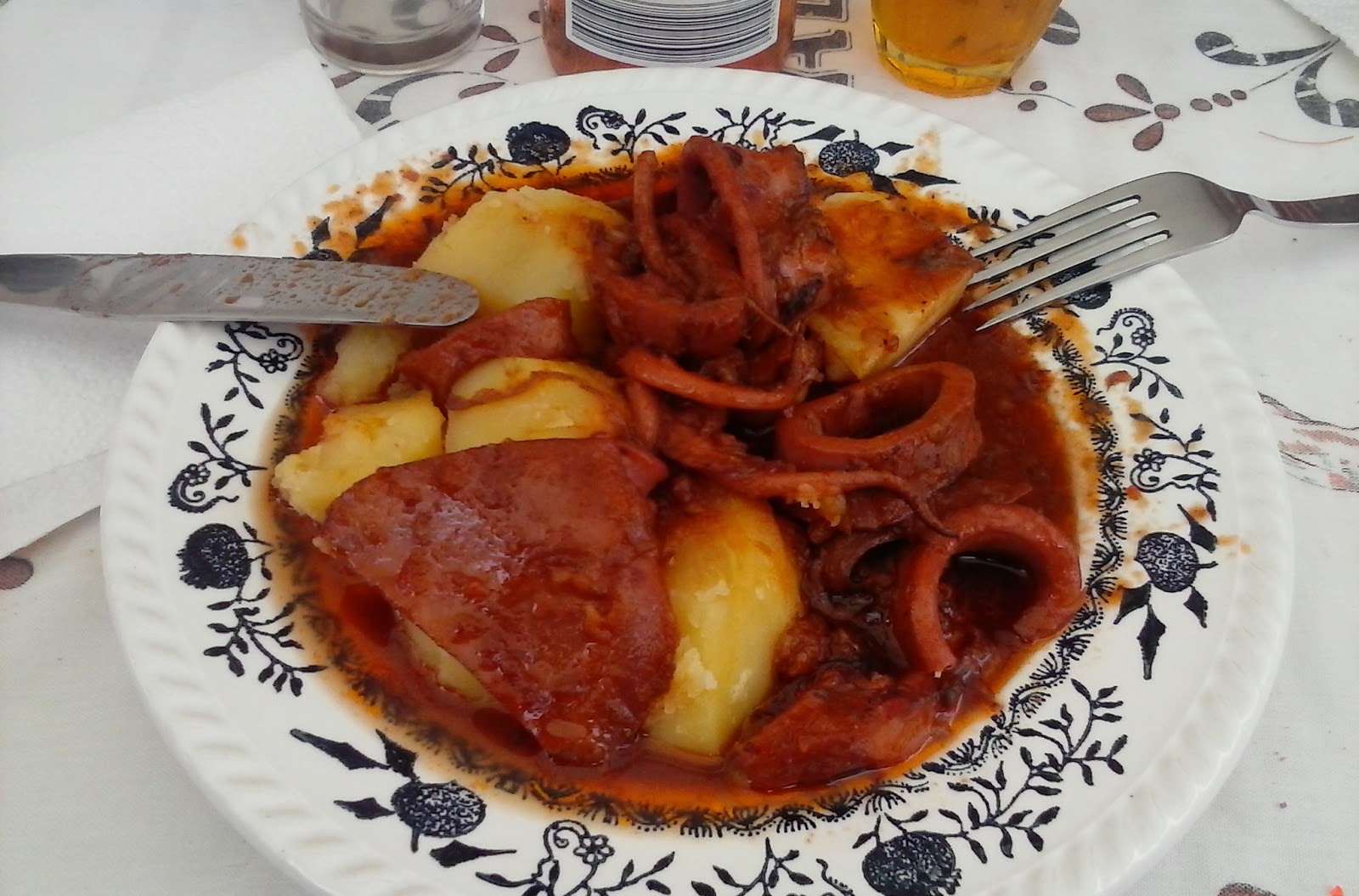 Pratos da Bela: Lulas guisadas...