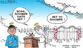 Pastor Corey's Blog: Goober Says Hey