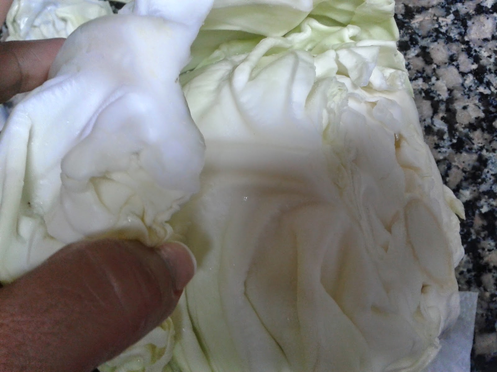 La cocina de Beli: Repollo relleno de bonito y pisto