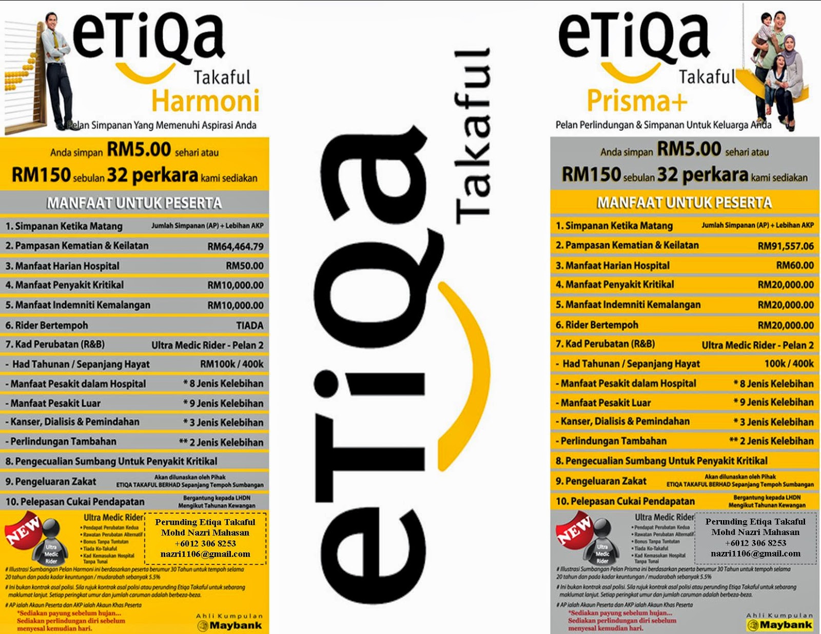 PERLINDUNGAN ETIQA TAKAFUL BERSAMA AWM350!!!!: HARMONI