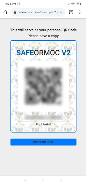 How to Get a Ormoc City QR Code through Safe Ormoc Portal