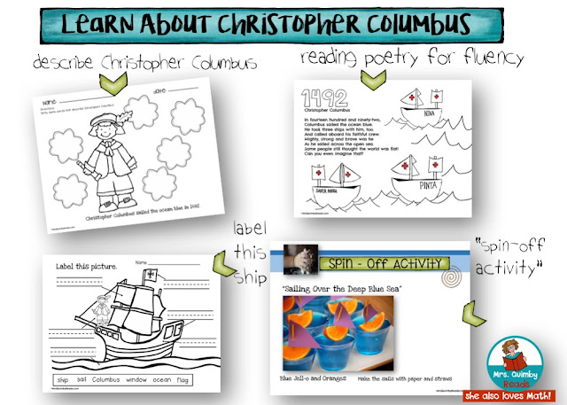 MrsQuimbyReads | Teaching Resources: 6 Christopher Columbus Activities ...