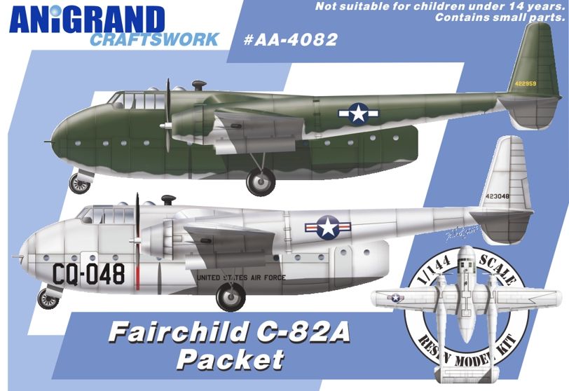 Kampfgruppe 1/144: 1/144 Fairchild C-82A Packet - Anigrand