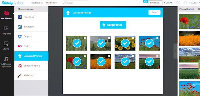 Todo está en la nube: Slide.ly, una herramienta para collages y ...