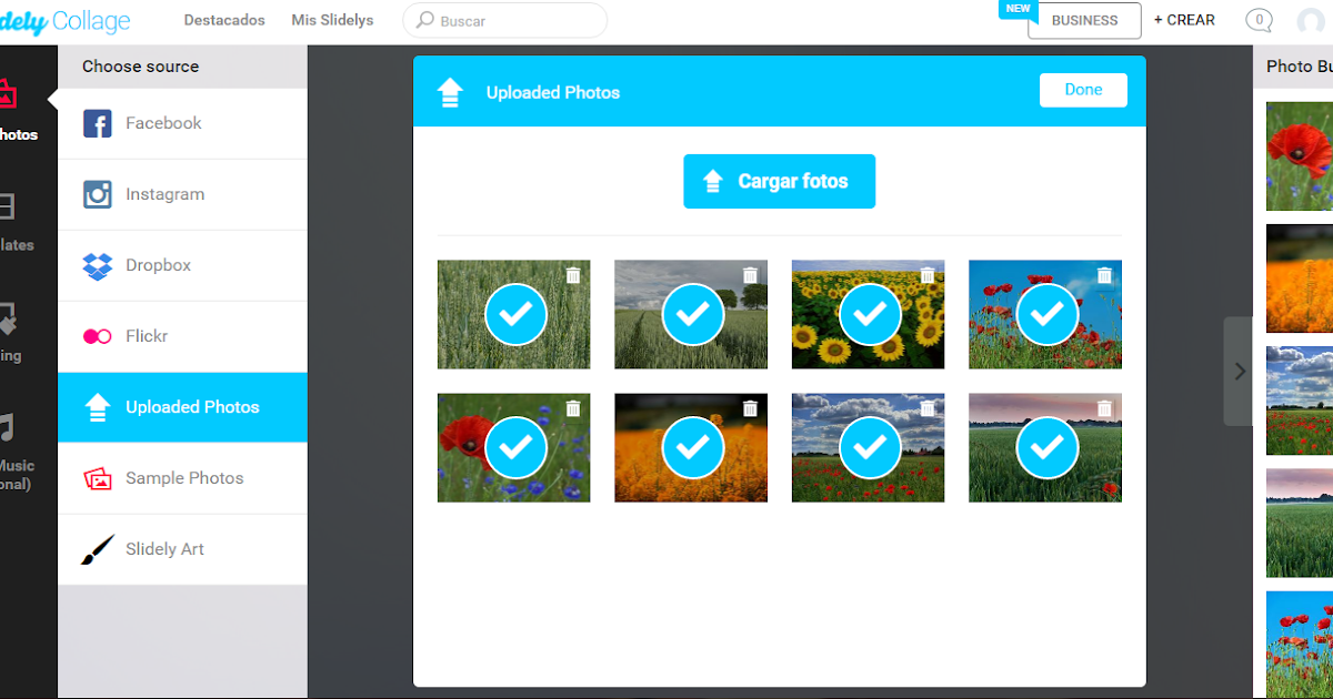 Todo está en la nube: Slide.ly, una herramienta para collages y ...