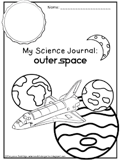 Colors and Kindergarten: My Science Journal: Outer Space