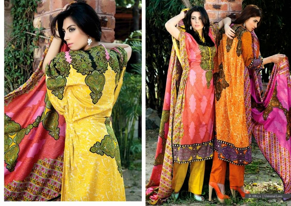 Sitara Universal Designer Lawn 2014 By Sitara Textile | Pakistani ...