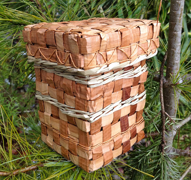 Teresa Kasner: Cedar Bark Basket Ta-Dah!