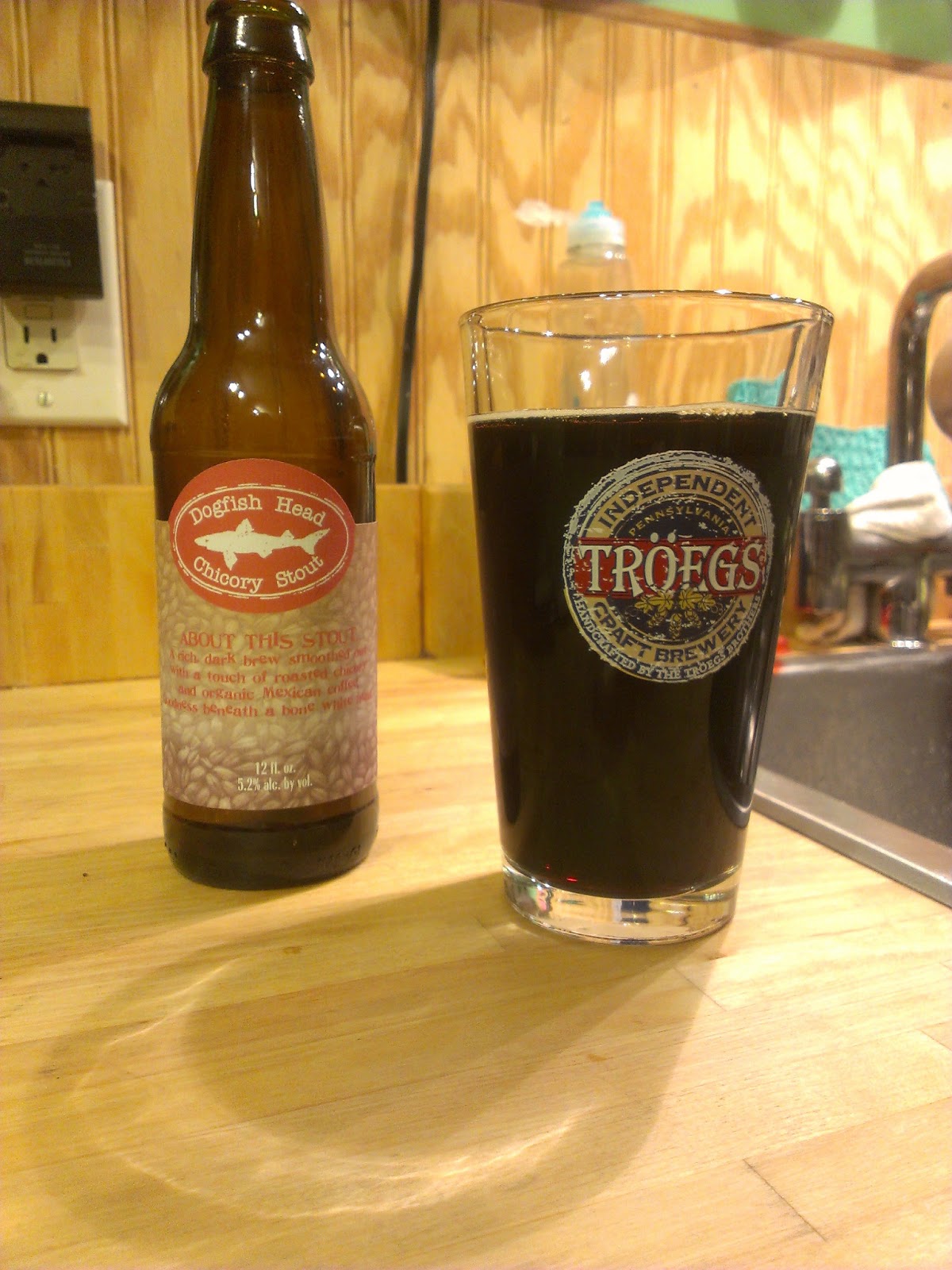 Be Green & Flow: A Year of Craft Beer, Vol. 17, Dogfish Head Chicory Stout