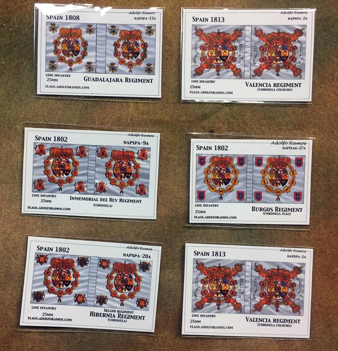 Blunders on the Danube: Adolfo Ramos Flags - Spanish Napoleonic Standards