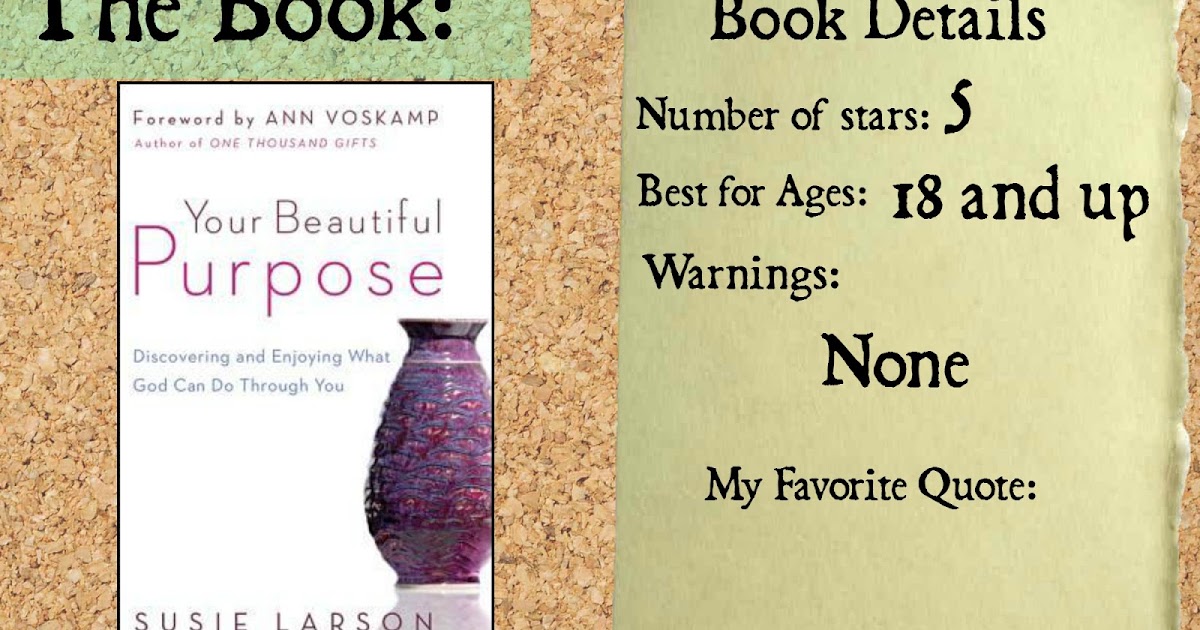 The Destiny of One: Adventure Between the Pages: Your Beautiful Purpose ...