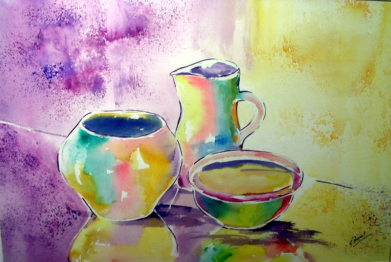 ACUARELAS DE LUPE PASCUAL: MIS BODEGONES