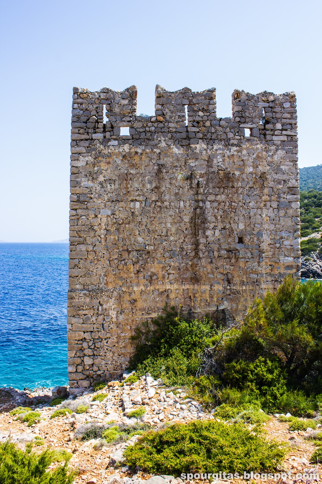Ταξιδεύοντας με τον Σπούργιτα...: η βυζαντινή βίγλα από όπου οι ...