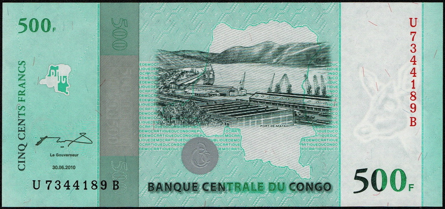 My Currency Collection: Congo Democratic Republic Currency 500 ...