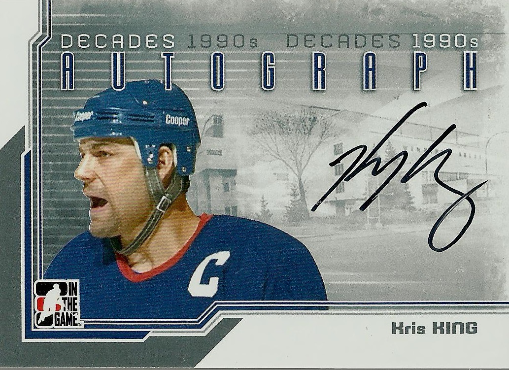 Hell's Valuable Collectibles: Kris King Autograph card