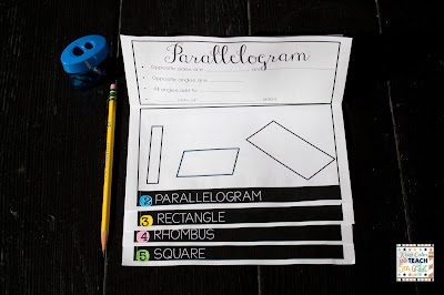 Keep Calm and Teach 5th Grade: Quadrilateral Flip Book - Make Math Easy!