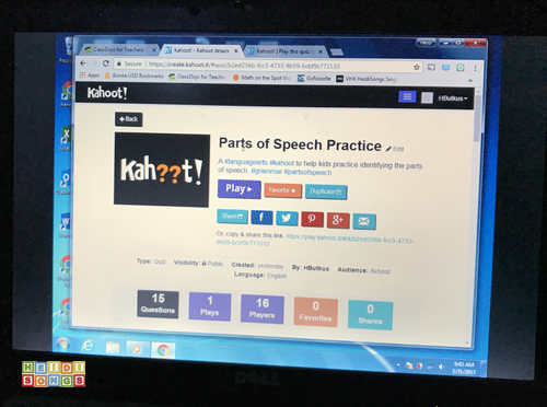 Kahoot Games with Free Matching Worksheets! Whoop!