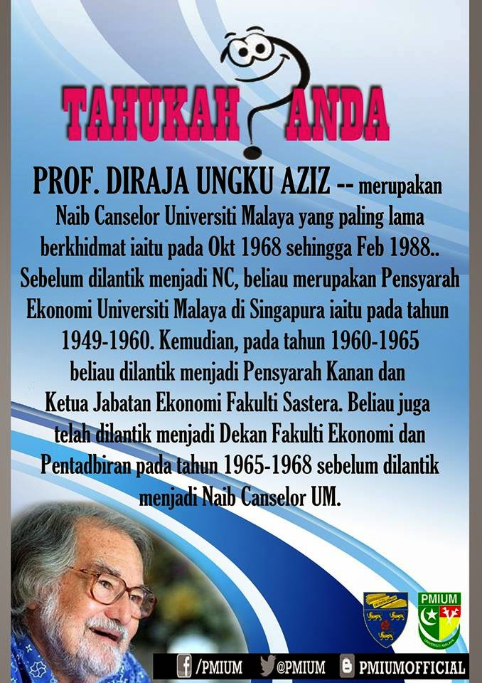 Persatuan Mahasiswa Islam Universiti Malaya: Tahukah Anda ? Prof ...