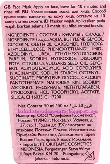 Beauty Talks: Oriflame Essentials Hydrating Face Mask (First Impression)