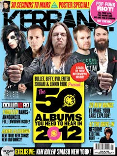 sophie lane AS media: Kerrang magazine front cover and double page ...