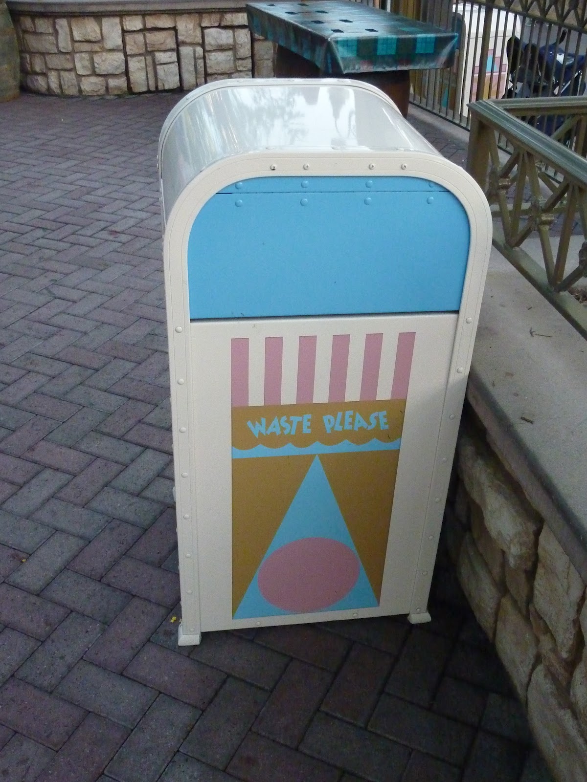 Disney fun with Sorcerer Tink: Disneyland Trash Cans