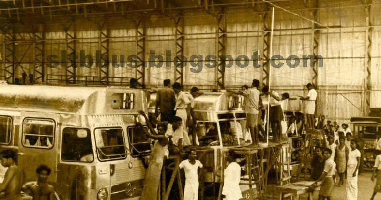 SLTB buses - ශ්‍රී ලංගම බස්: ලංගම මධ්‍යම වැඩපොළ, වේරහැර -- Central ...
