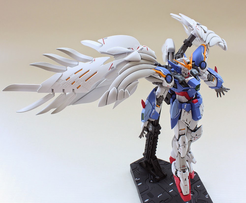 GUNDAM GUY: RG 1/144 Wing Gundam Zero Custom EW - Painted Build