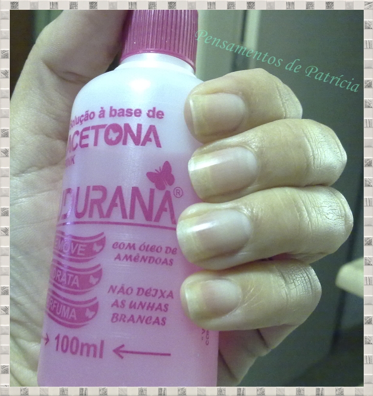 Patrícia Aprendendo: Acetona Pink Ludurana