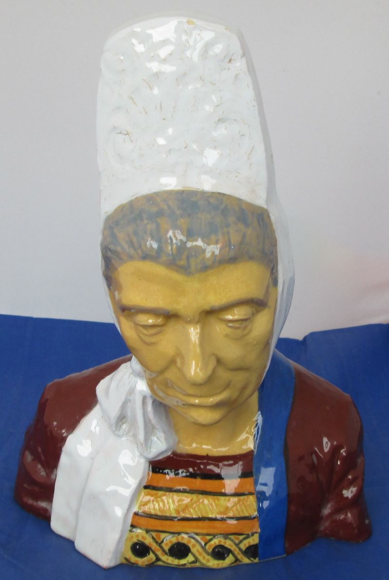 Malicorne Bust of a Bretonne by Paul Lecomte, circa 1930 - SOLD